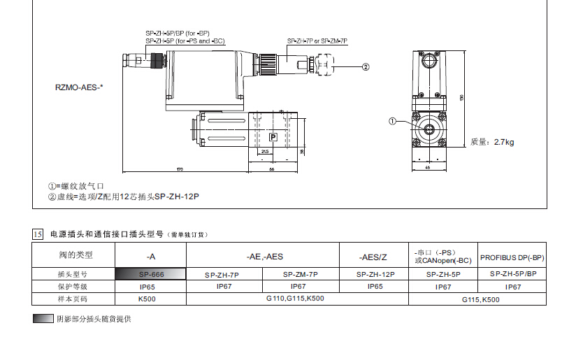 ATOS VALVE RZMO-P1-010/315 20