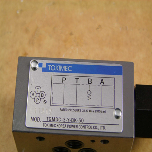 TOKIMEC VALVE TGMDC-3-Y-BK-50