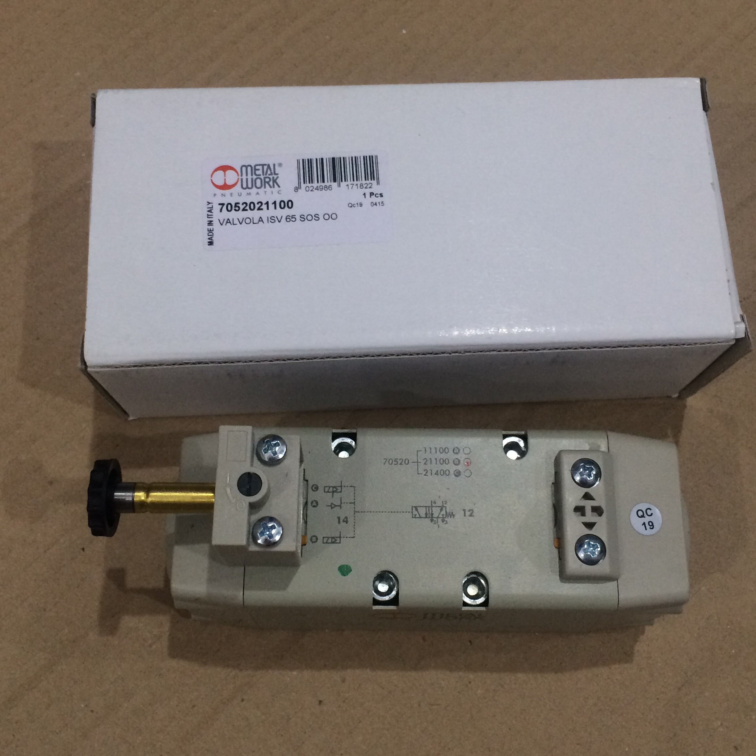 METALWORK VALVE 7052021100\ISV 65 SOS OO