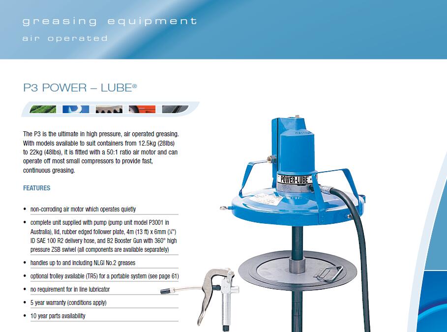 MACNAUGHT AIR OPERATED GREASE PUMP P3-03